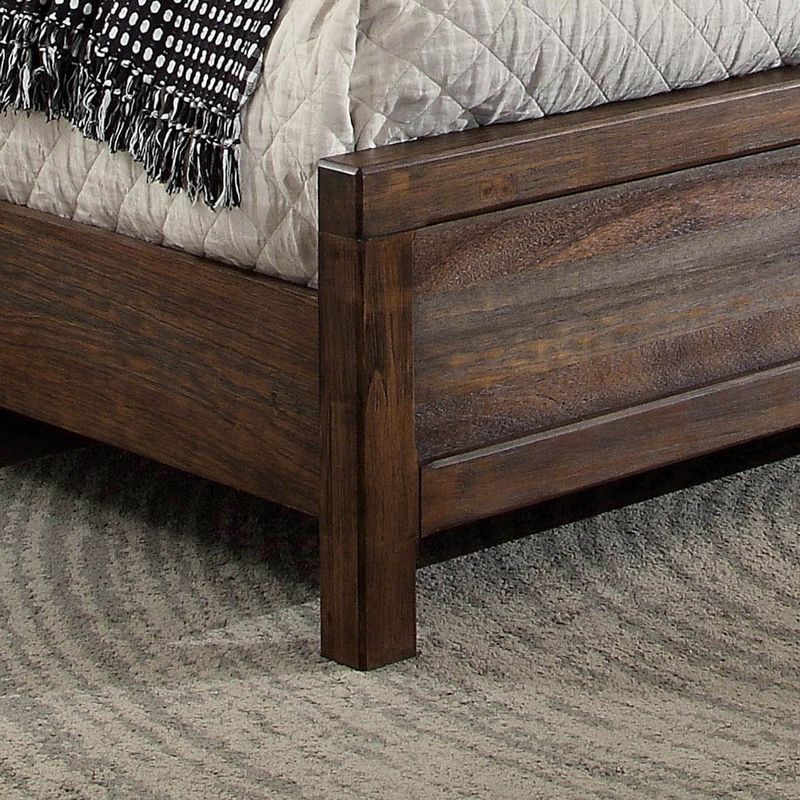 Rent to own Transitional Tufted California King Bed in Natural Rustic ...