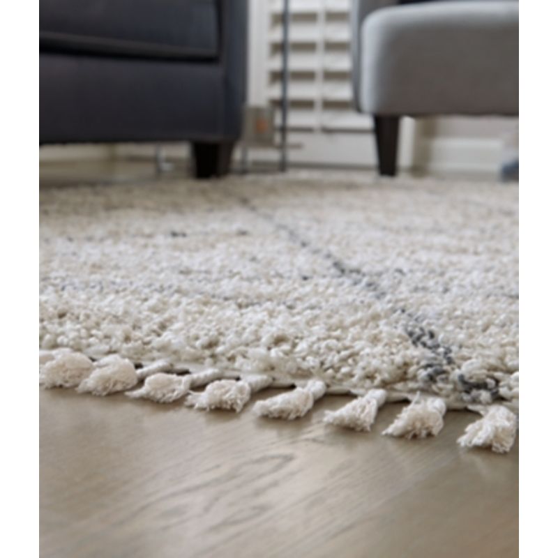 Rent to own Beige/Gray Abdalah Medium Rug - FlexShopper