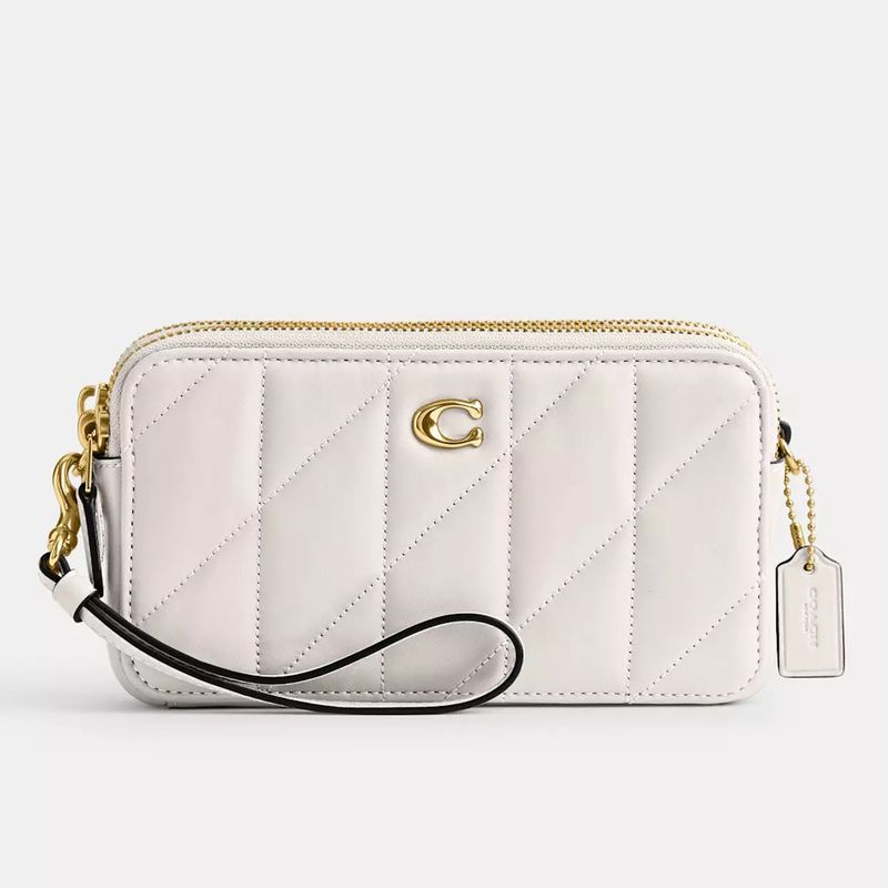 Rent to own Coach Quilted Kira Crossbody - B4/Chalk - FlexShopper