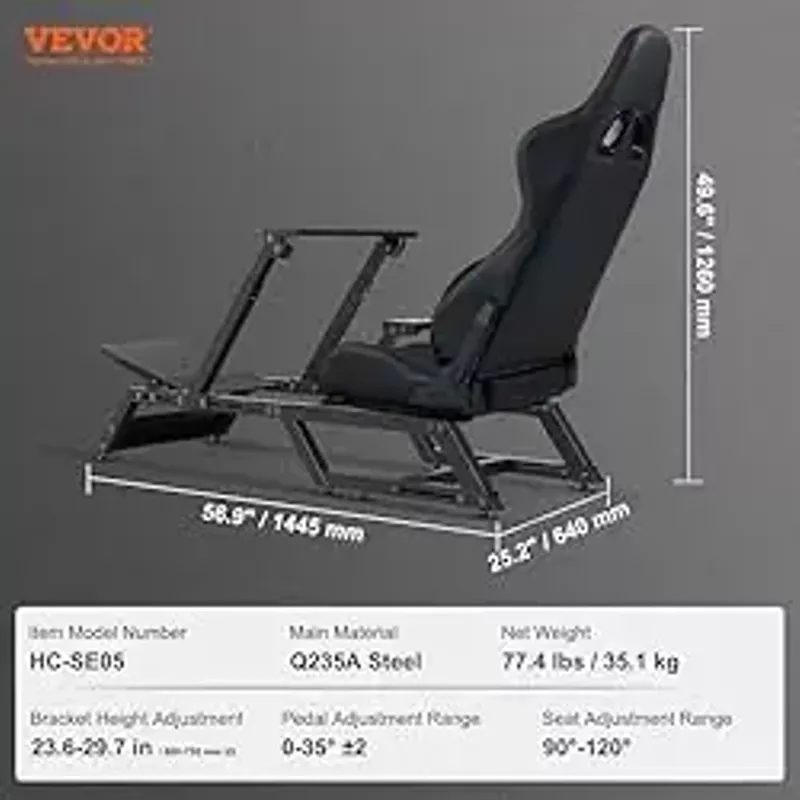 Rent to own VEVOR Pre-Installed Steering Racing Wheel Stand, Universal ...