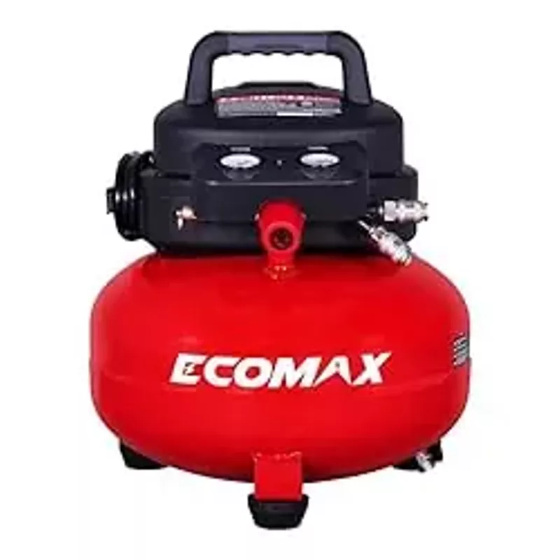 Rent to own ECOMAX Air Compressor, Portable Air Compressor, 6 Gallon ...