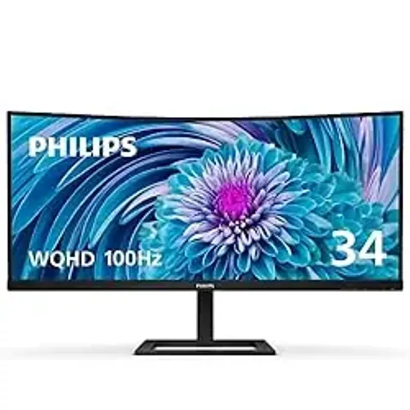 Rent to own PHILIPS 346E2CUAE 34" Curved Frameless, UltraWide QHD ...