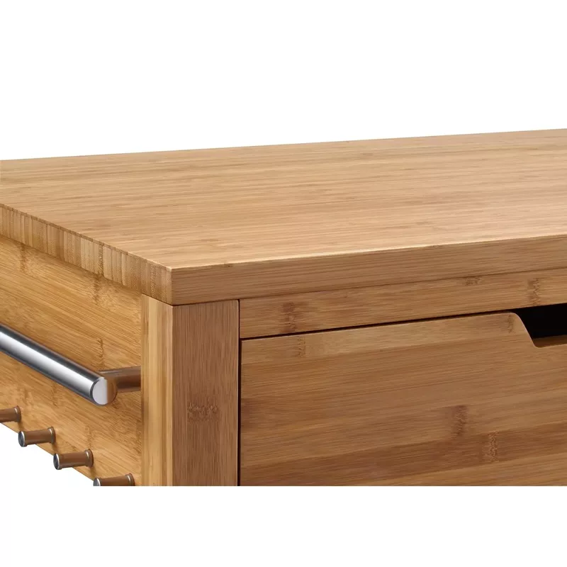 Rent to own TRINITY EcoStorage® Kitchen Island w/ Drawers, Bamboo ...