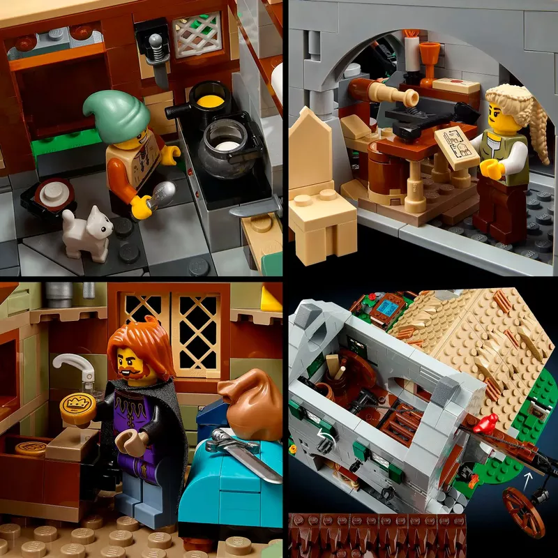 Rent to own LEGO - Icons Medieval Town Square Build and Display Castle ...