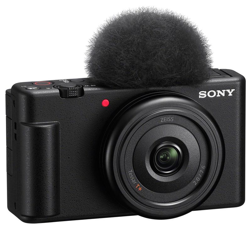 Rent to own Sony ZV-1F Vlogging Camera, Black with ACCVC1 Vlogger ...