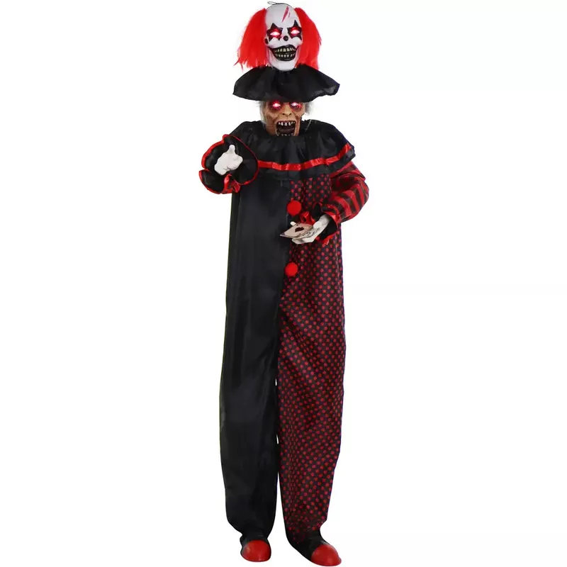 Rent to own Animatronic Pop-Up Two-Headed Clown with Light-Up Eyes for ...