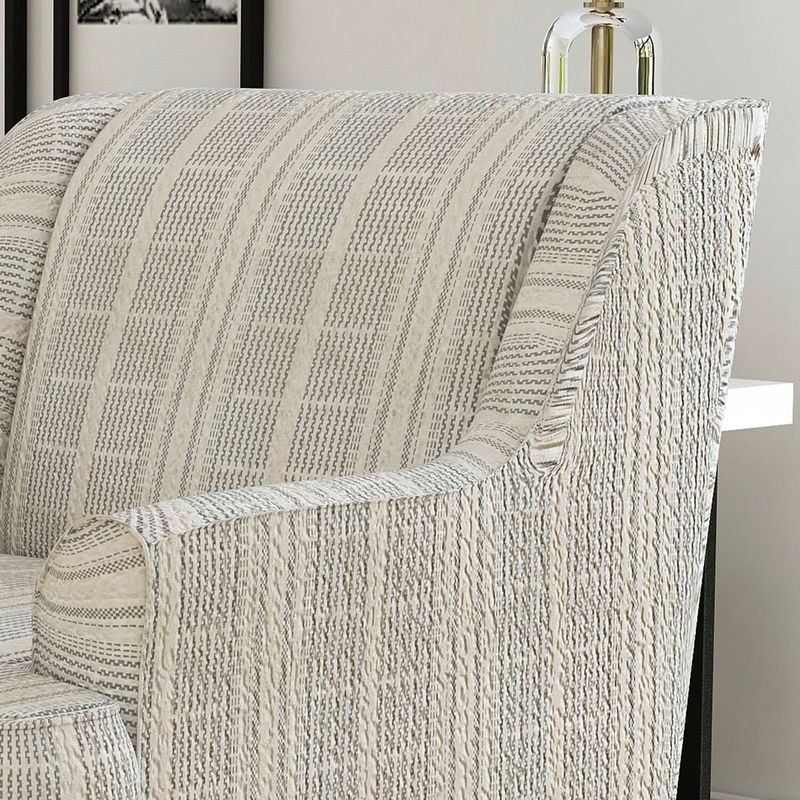 Rent to own Binick Transitional Multi-color Chenille Stripe Pattern ...