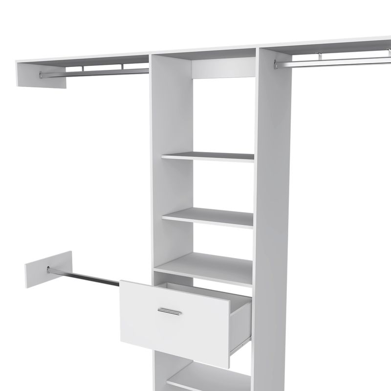 Rent to own Boahaus Kassel Armoire (White) - White - FlexShopper